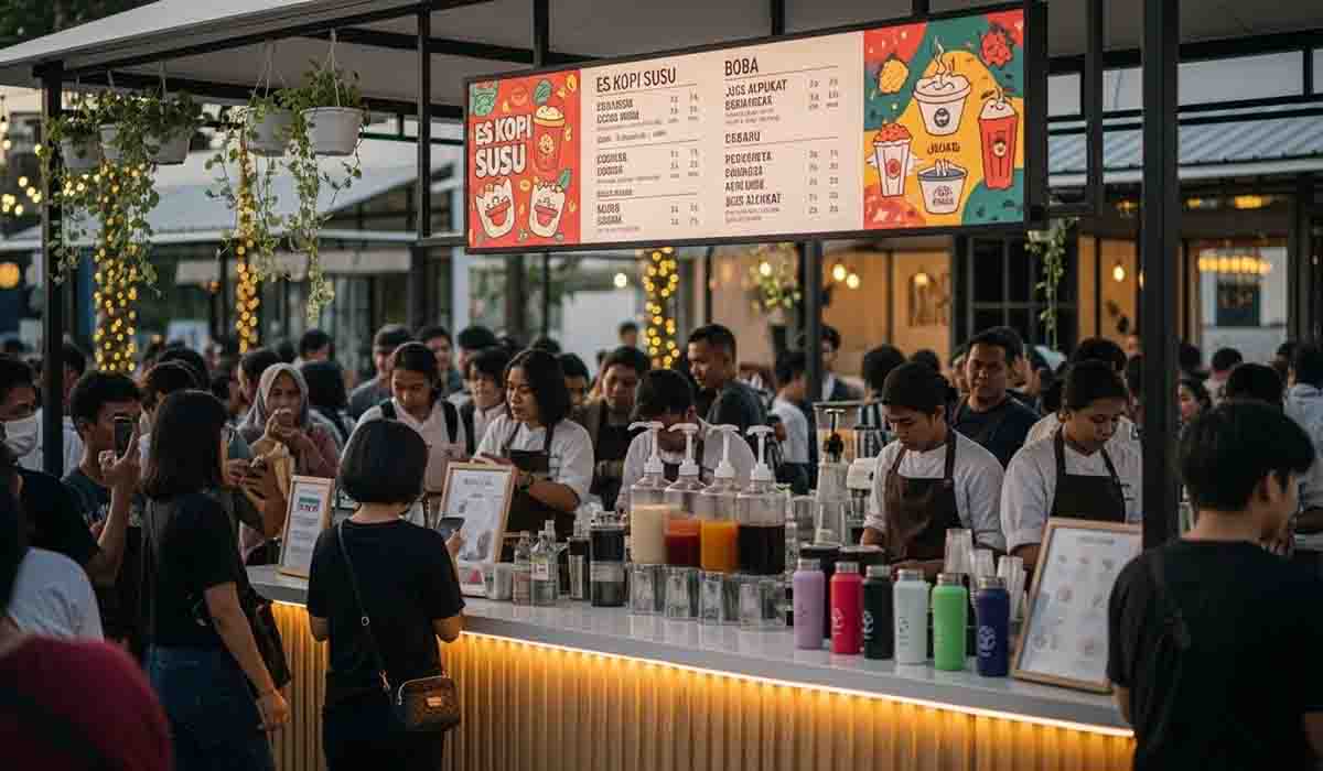 Booth Jualan Minuman Menarik untuk Tingkatkan Penjualan Bisnis Anda
